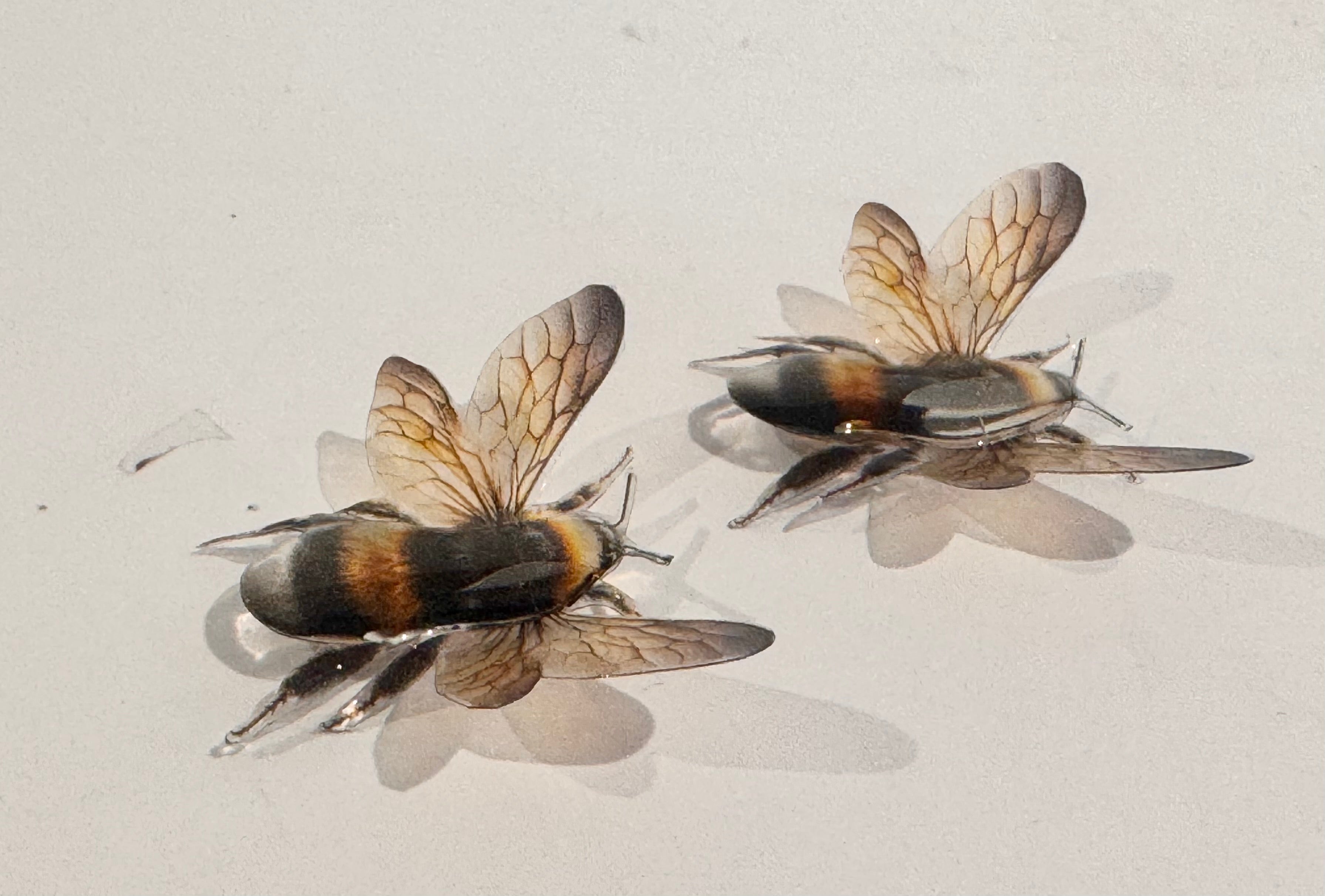 Mini Bees. Miniature Bumble Bees, craft projects, embellishments, bee ...